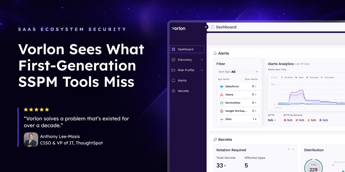 SaaS Ecosystem Security | Vorlon